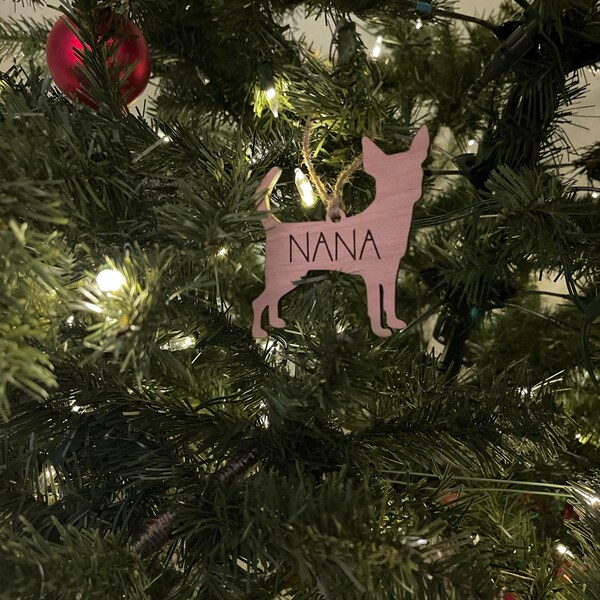 Custom Dog Cat Pet Silhouette Ornaments - Etsy