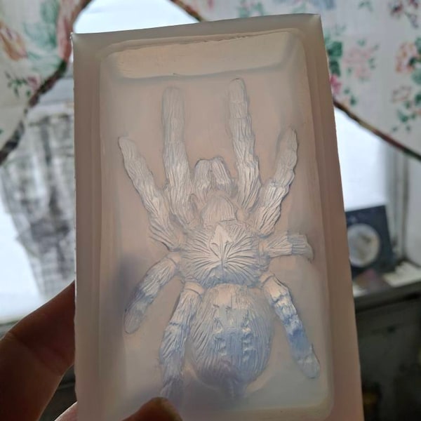SPIDER SILICONE MOLD for Soap Making Resin Wax Candle Polymer Clay ...