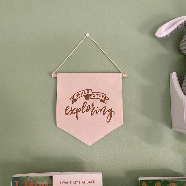 It's a Jungle in Here Canvas Banner | Neutral Safari Nursery Decor ...