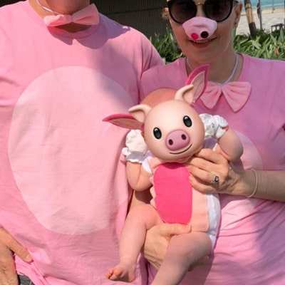 Halloween Piggy Costume Baby Pig Costume Baby Outfit With - Etsy
