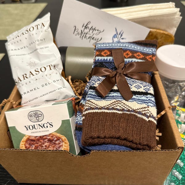 Care Package for Men, Birthday, Get Well Gift Basket for Him, Corporate ...