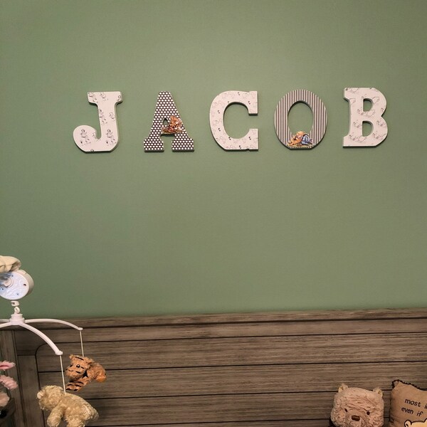 Winnie the Pooh Letters, Classic Winnie the Pooh Letters - Custom ...