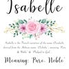 Grace Name Meaning Printable With Pink Floral Design, Grace Instant ...
