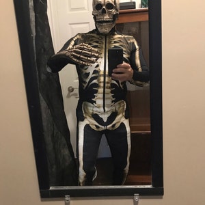Skeleton Costume, Skeleton Costume Men, Halloween Costume Men, Mens ...