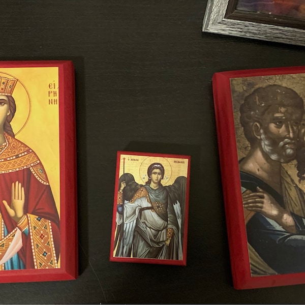 Orthodox Icon of Archangel Michael the Leader of the Bodiless Hosts on ...