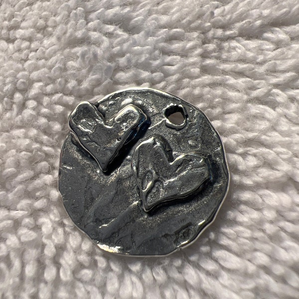 Kindness Heart Charm in Sterling Silver, Catd-49 (ONE) - Etsy