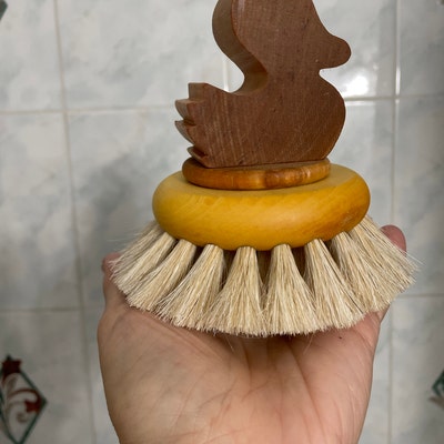 Wooden Bath Brush Puck Detoxifying Bath Brush Body Brush - Etsy