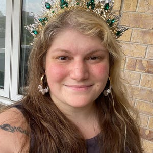 Mother Nature Forest Headpiece. Ram Horns Headpiece. Green Forest ...