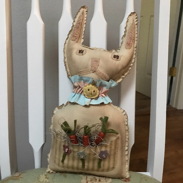 Primitive Doll Easter Rabbit Pattern Spring Decoration Bunny Epattern ...