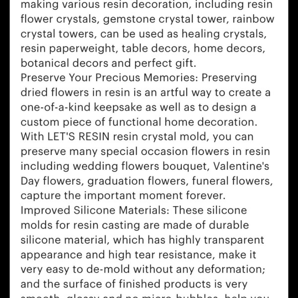 Large Resin Tray Mold Oversize Silicone Casting Molds for Resin Large ...