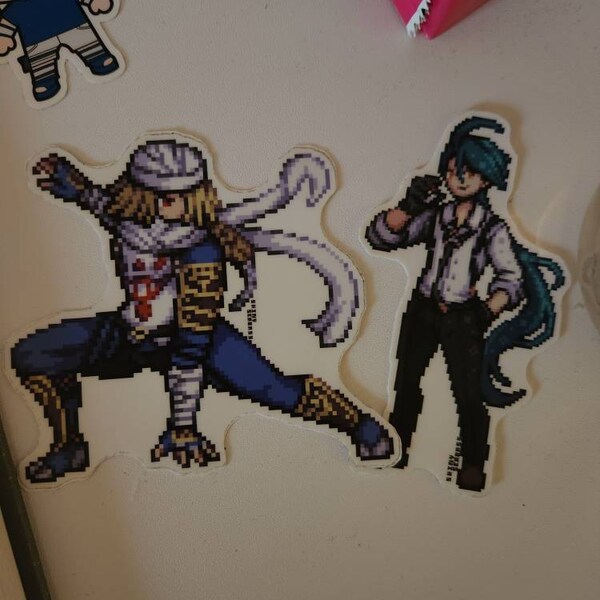 Splatoon 3 Pixel Art Sticker Sheet | Premium Matte Vinyl Stickers ...