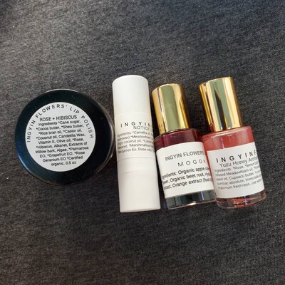 Lip/cheek Stain Tinted Lip Balm Set, Cheek Blush, Cranberry Lip Balm ...