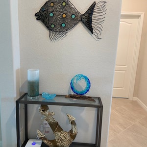 Fused Glass Windswept Tree Picture Tree Art | Etsy