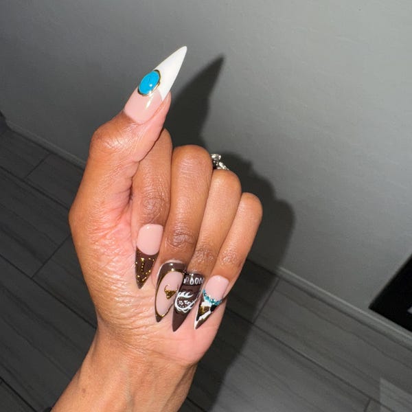 Koi Fish Nails, Koi Fish Nail Art, 3d Flower Nails, Pond Nails, Water ...