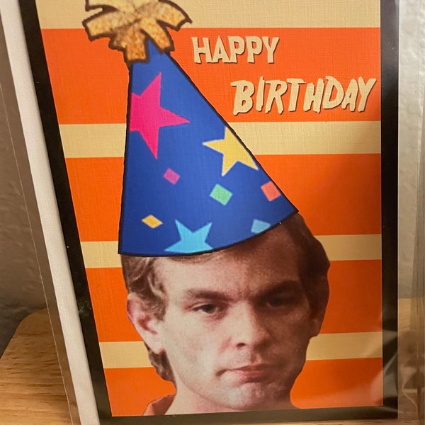 Serial Killer Birthday Card Dahmer Fish Gein Wuornos Kemper - Etsy
