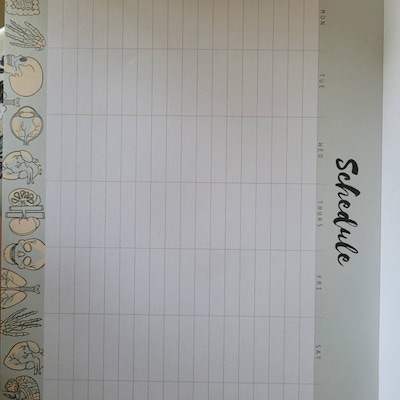 A4 Disease Summary Notepad for Medical Students, Nursing Students ...