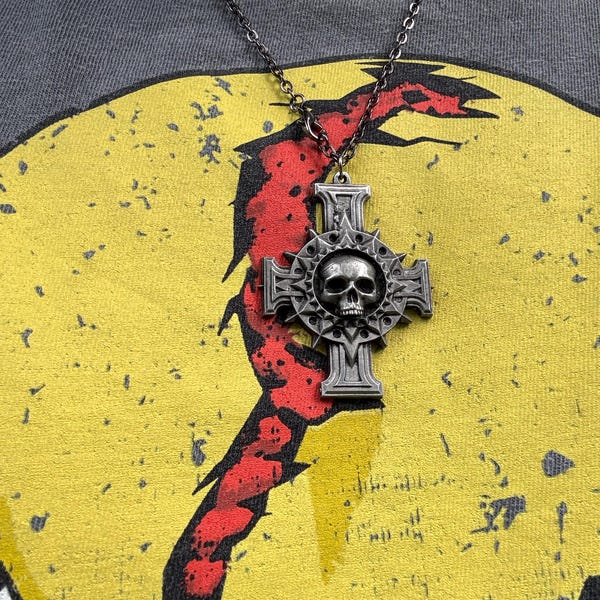 Inquisition Rosette Cross Pendent - Etsy