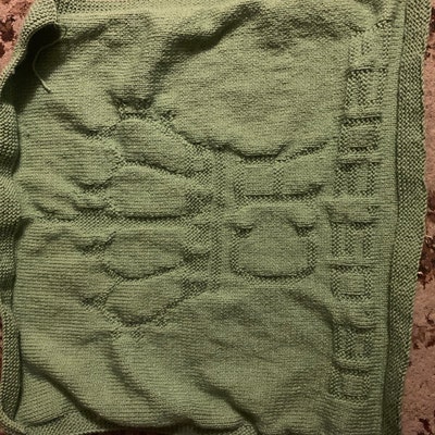 Dinosaur Knit Blanket Pattern T. Rex Stegosaurus Dinosaur DK Yarn PDF ...