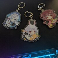 Hololive Vtuber Doujin Double-sided Acrylic Keychain Charm Volume.4 - Etsy Canada