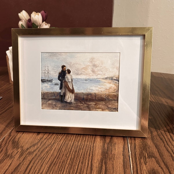 Persuasion: Captain Wentworth and Anne Elliot Fine Art Print | Jane ...