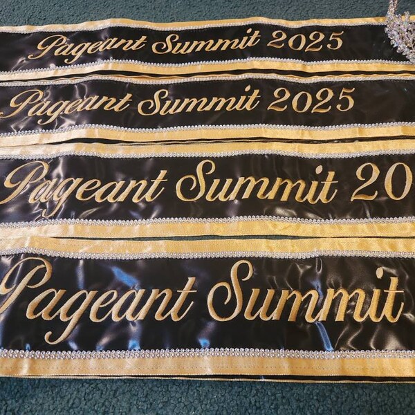 Custom Border Lace Sash Bridal Embroidery Lace Sash Custom Lace Sashes ...