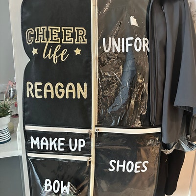 Personalized Cheer Garment Bags - Etsy