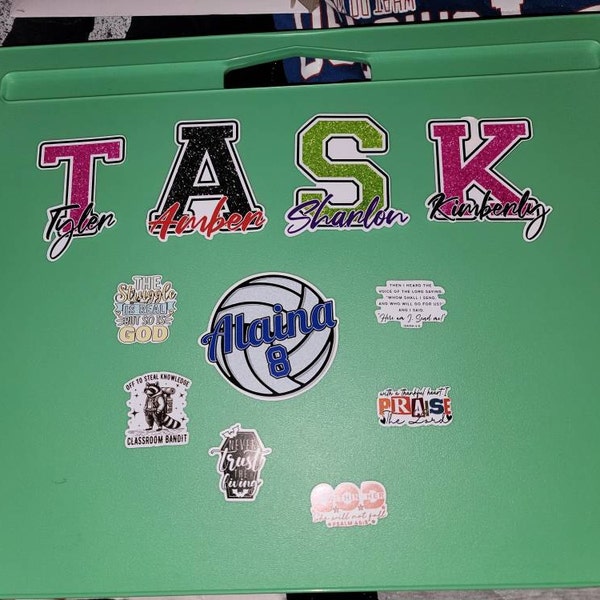 Custom Football Name, Personalized Football Player Name Number Sticker ...