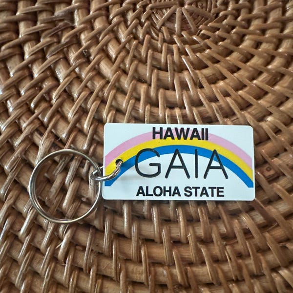 Personalized Hawaii Engraved License Plate - Aloha State - Key Ring ...