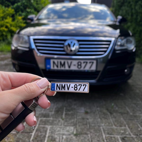 Custom UK Keychain License Plate Car Keyring United Kingdom, Britain ...