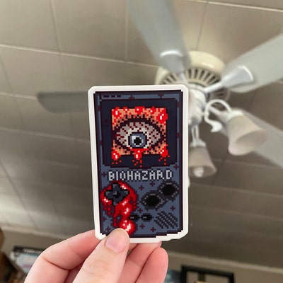 Resident Evil Sticker, Game Boy Sticker, Pixel Sticker, Horror Sticker ...