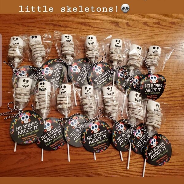 No Bones About It You're a Sweet Friend Halloween Gift Tag, Halloween ...