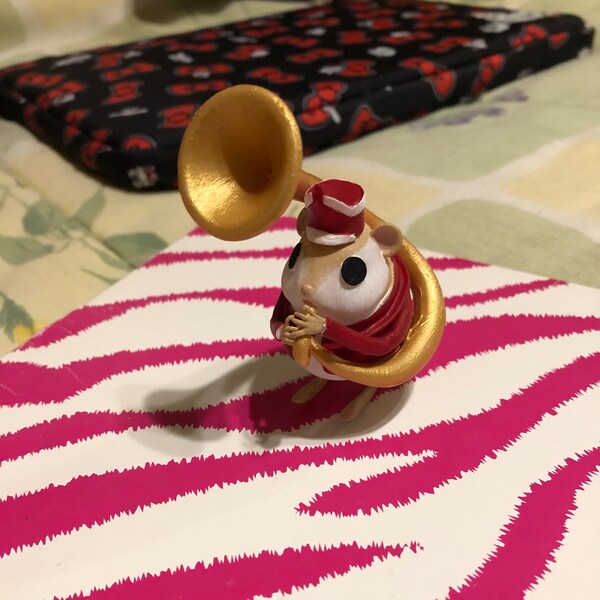 Tiny Tuba Player Circus Mouse Mice Display Figure - Etsy
