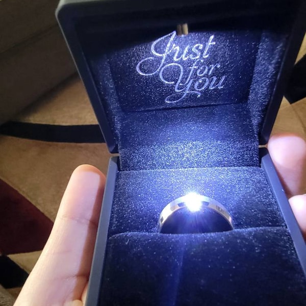 Engraved Personalized Stainless Steel Ring, Silver Ring Personalized ...