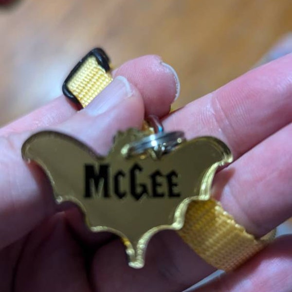 Personalized Bat Pet Tag or Human ID Tag, Perfect Tag for Cats, 10 ...