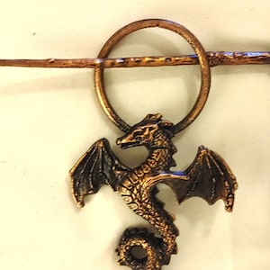 Copper Dragon Hair Pin - Etsy
