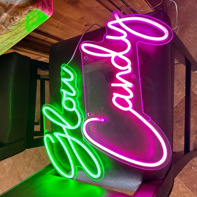 Custom Neon Sign Neon Sign Personalized Gifts Wedding Signs Family Name ...