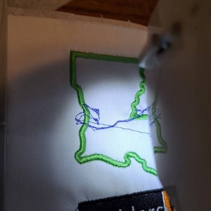 US States Applique Embroidery Designs. USA Map Applique. USA State ...