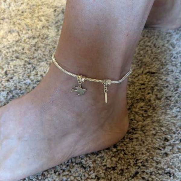 Jack of Spades Dome Anklet Euro Ankle Chain Jewellery Fetish Cuckold ...