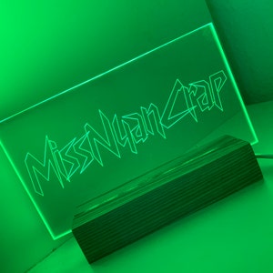 Dj Led Sign Personalized Dj Gift Dj Logo Design Dj Lights - Etsy