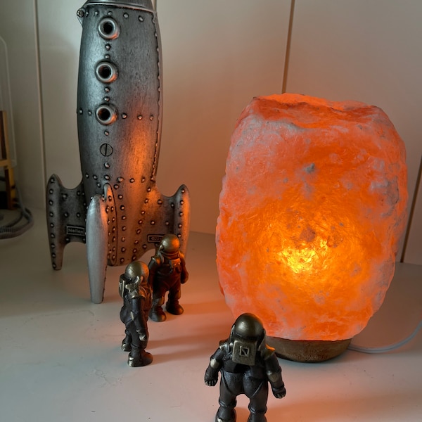 Moon Rocket Coin Bank With One Spaceman - Item #924, Cast Aluminum and ...