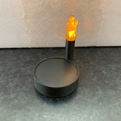 Torch Base With Flickering LED Light for Dungeons and Dragons - Etsy