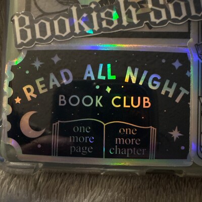 MINI Little Sister Library Card Book Club Sticker L Bookworm Sticker ...