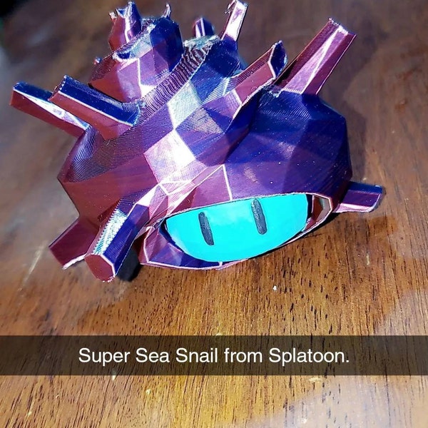 Splatoon Inspired Super Sea Snail Replica Statue. Made to Order - Etsy