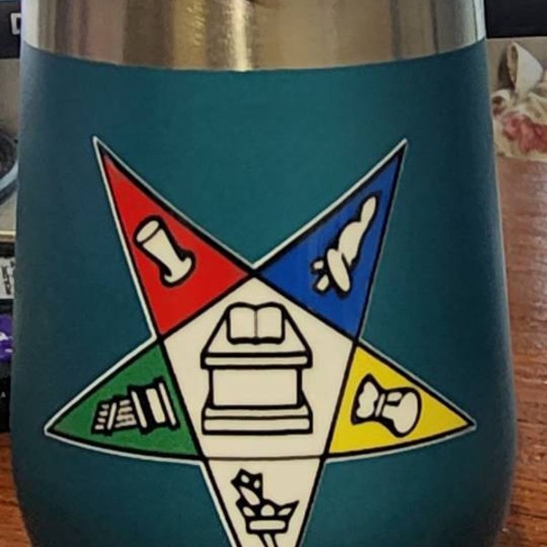 PHA O.E.S. Order of Eastern Star Emblem With Altar- Silhouette & Cricut ...