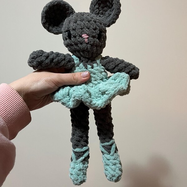 Crochet Brie Mouse & Mermaid Tail Pattern: Plush Ballet Toy (PDF ...