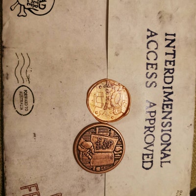 One More Chapter / Go to Bed Copper Decision Maker Coin - Etsy