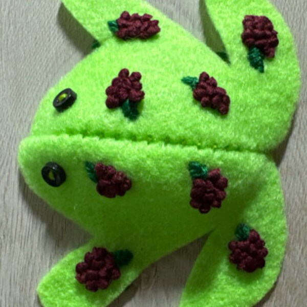 Gray and Pink Vampire Mermaid Frog - Etsy