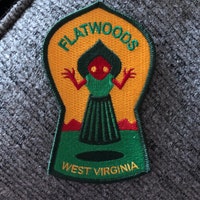Flatwoods, West Virginia Travel Patch Flatwoods Monster Cryptozoology UFO Alien UAP Flying ...