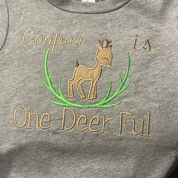 Little Baby Deer Fawn Applique Design Wild Animal Buck Deer Baby Kids ...