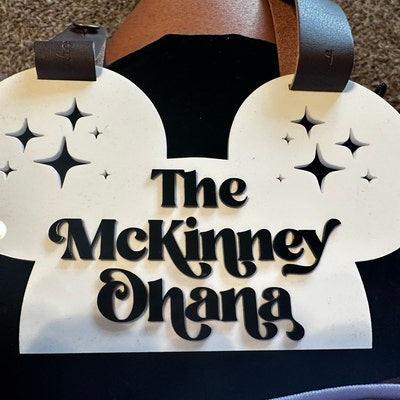 Disney Inspired Personalized Stroller Sign, Mickey Ears Decor, 1st WDW ...